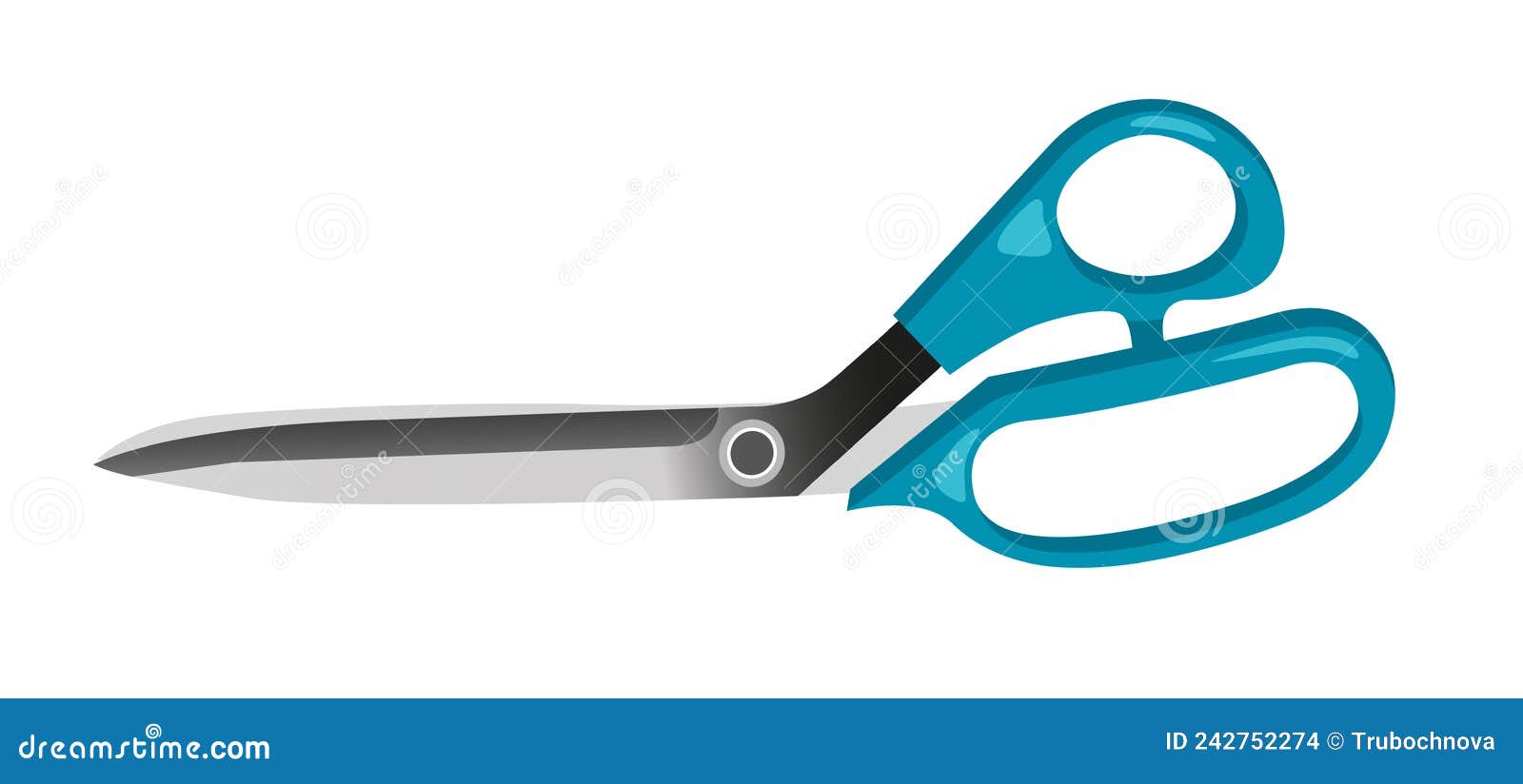 Illustration of Tailor S Scissors Isolated on White Background. Cutting ...