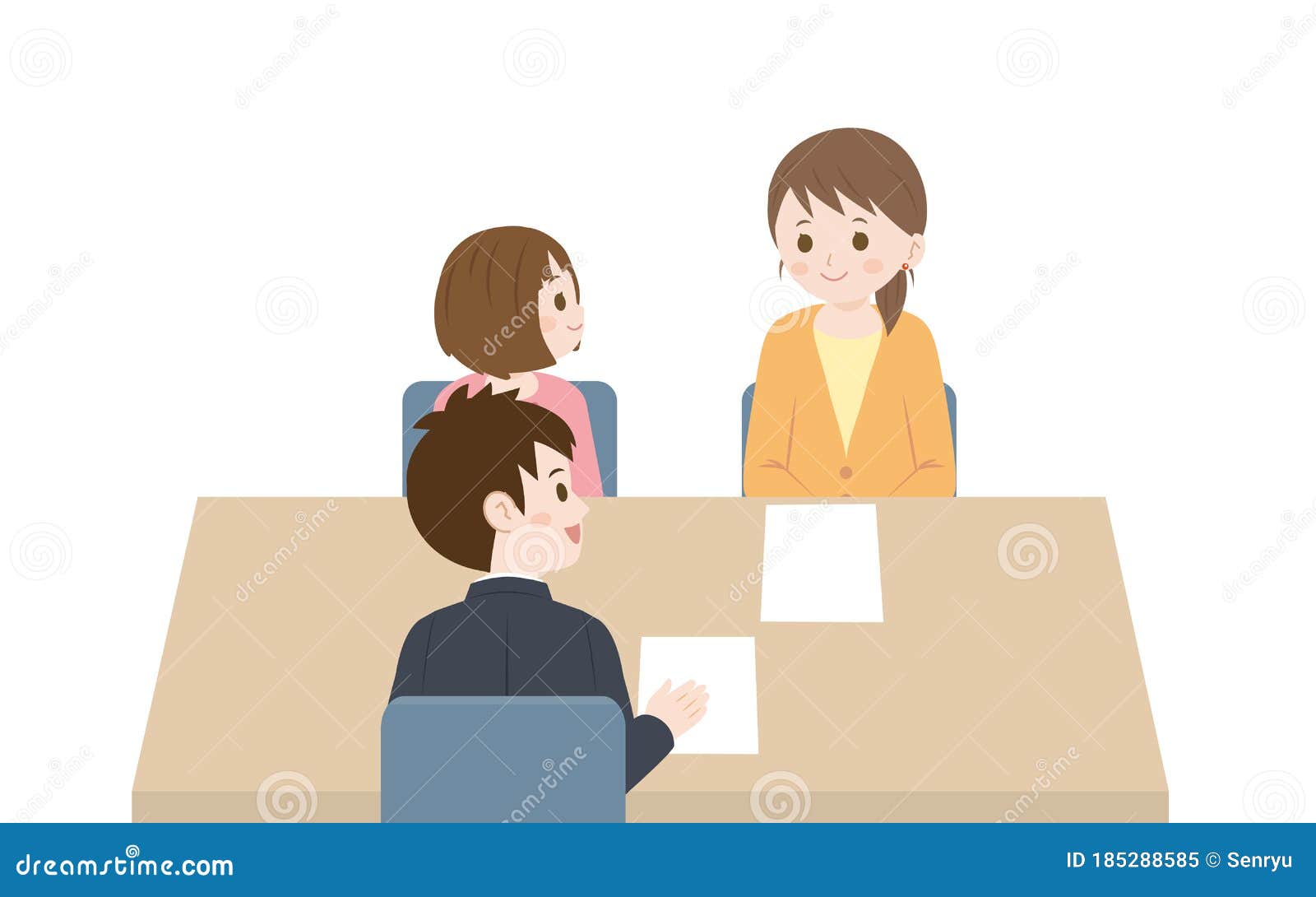 Teacher conference stock vector. Illustration of people - 185288585