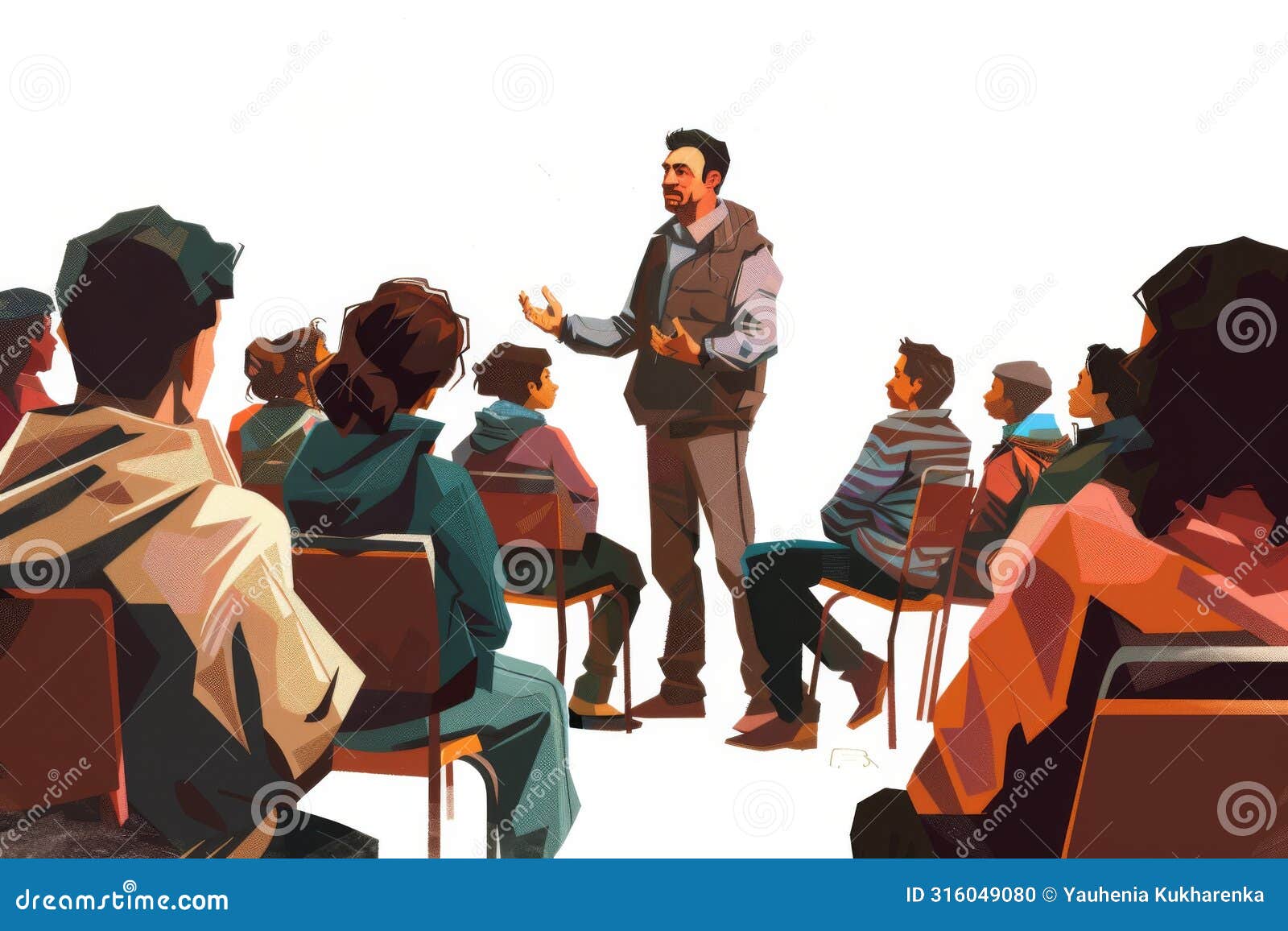 The Art of Teaching stock illustration. Illustration of motivation ...