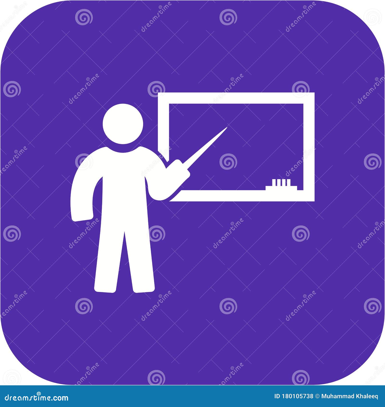 Illustration Teaching Icon for Personal and Commercial Use. Stock ...