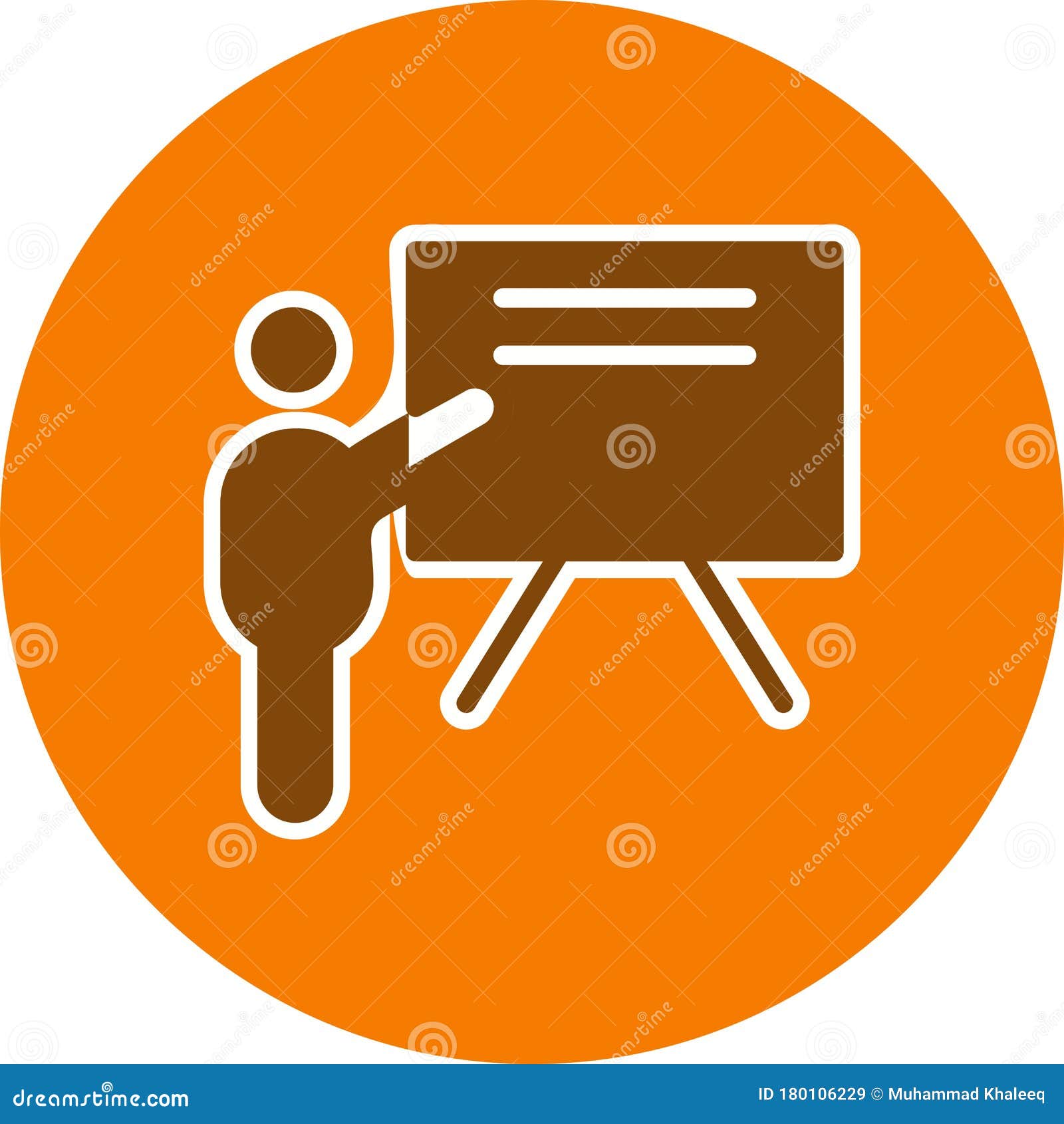 Illustration Teaching Icon for Personal and Commercial Use. Stock ...