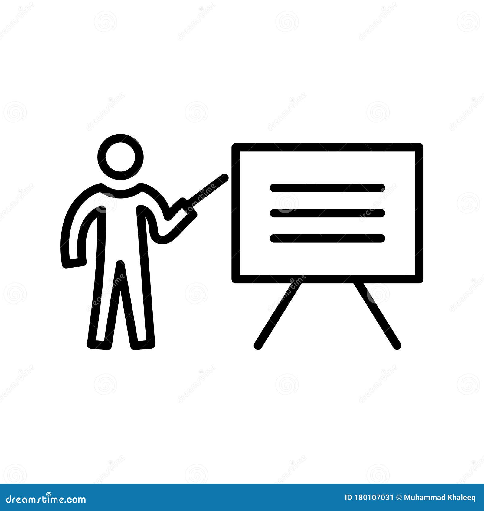 Illustration Teaching Icon for Personal and Commercial Use. Stock ...