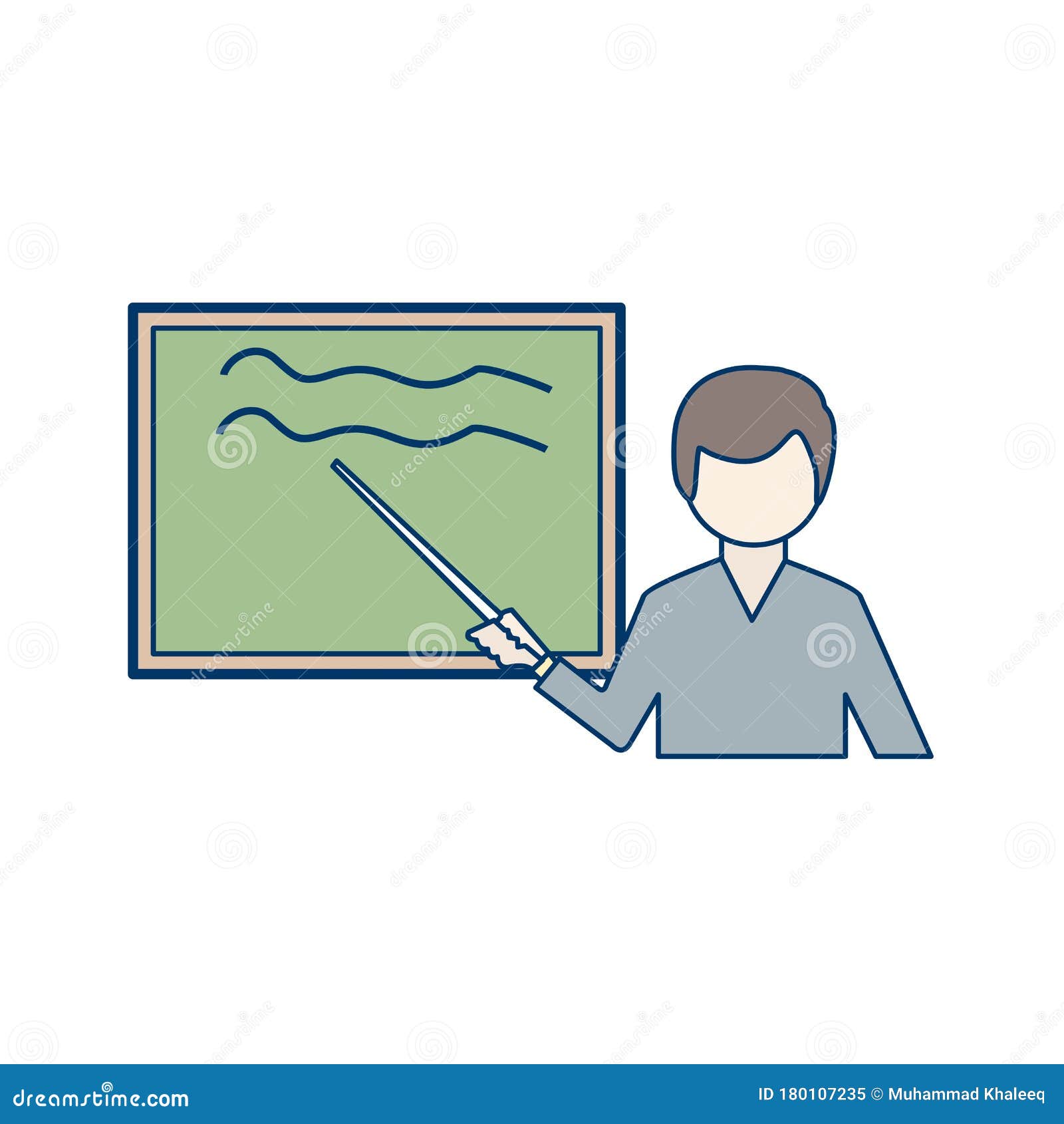 Illustration Teaching Icon for Personal and Commercial Use. Stock ...