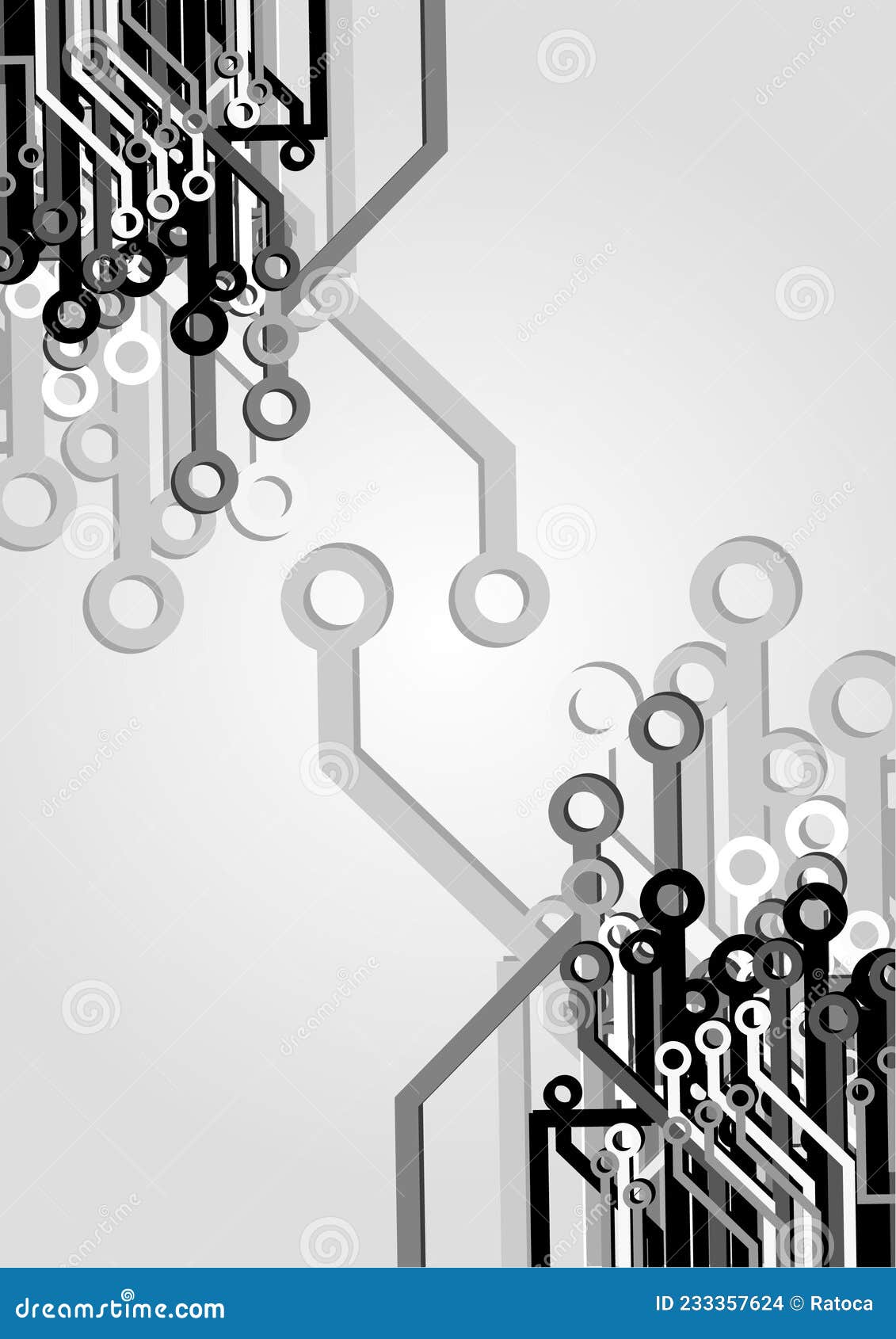 Illustration of Tech Background Design Stock Vector - Illustration of ...