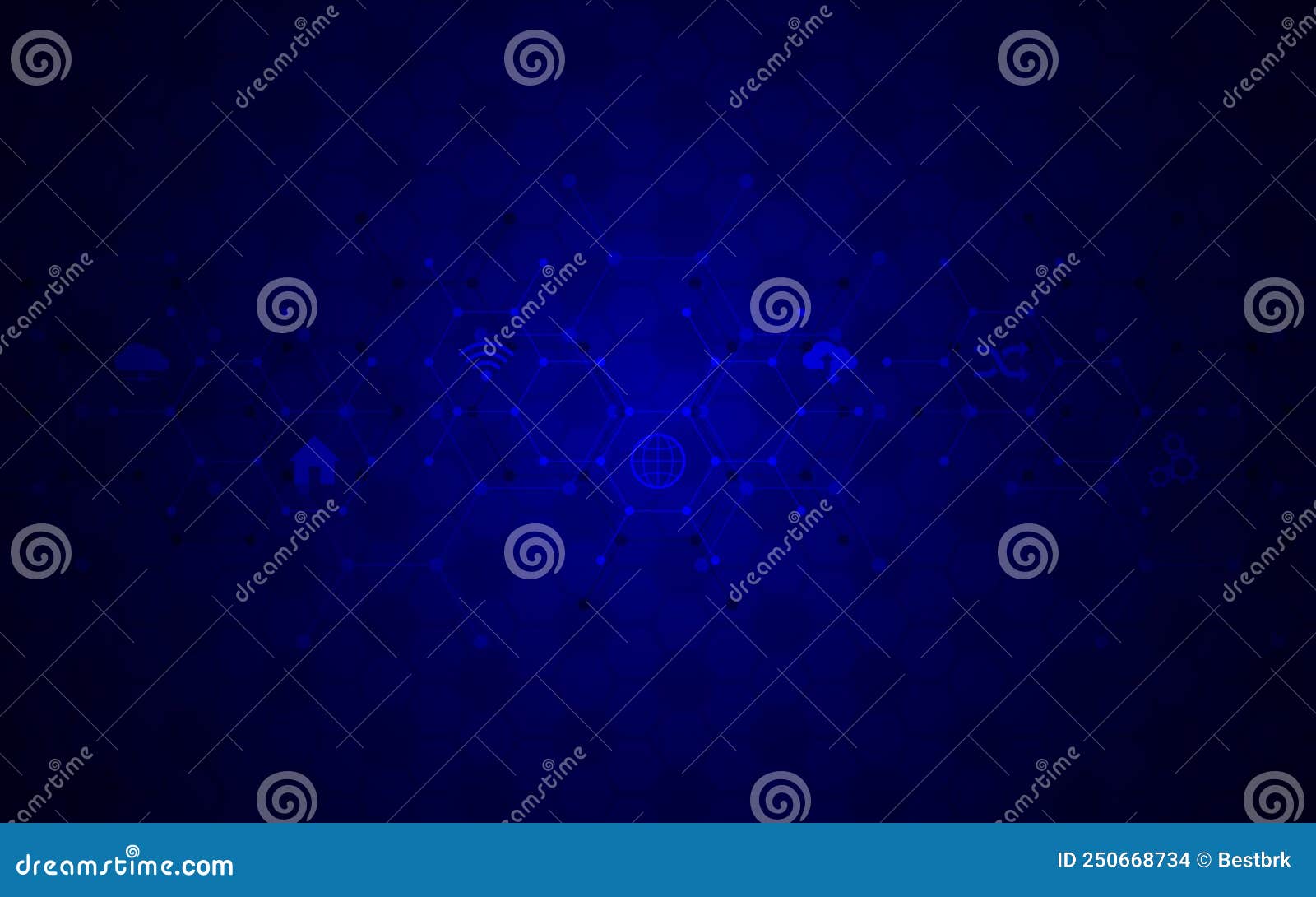 Illustration of Technological Background with Flat Icons and Symbols ... Illustration of Technological Background with Flat Icons and Symbols ...