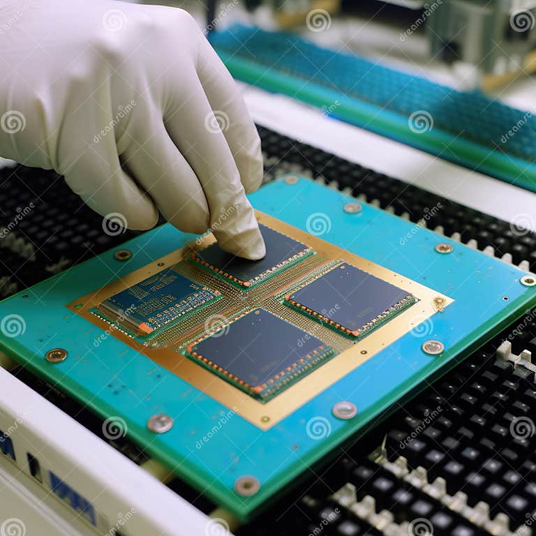 Illustration of a Technology Engineer in the Production of ...