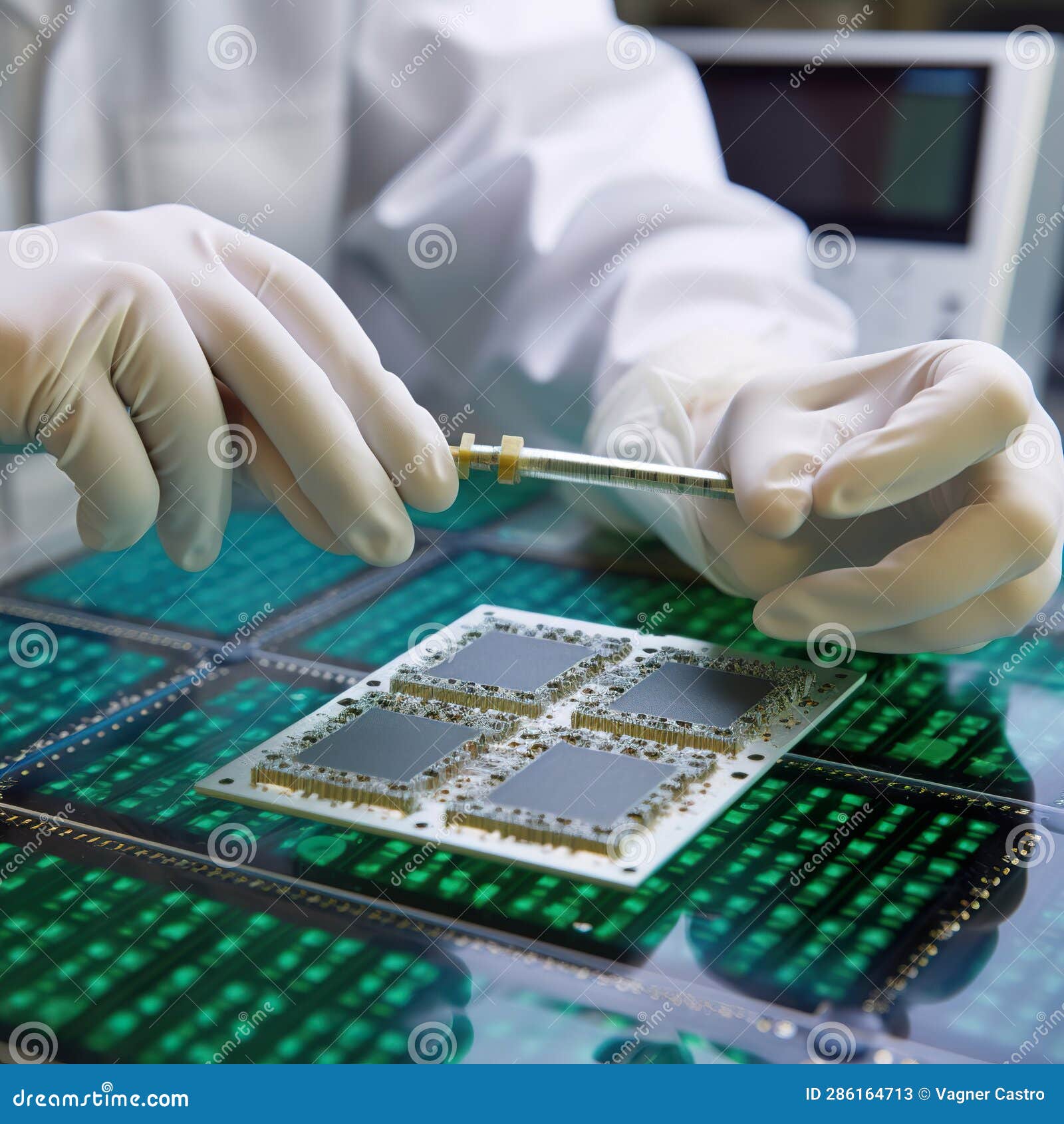 Illustration of a Technology Engineer in the Production of ...