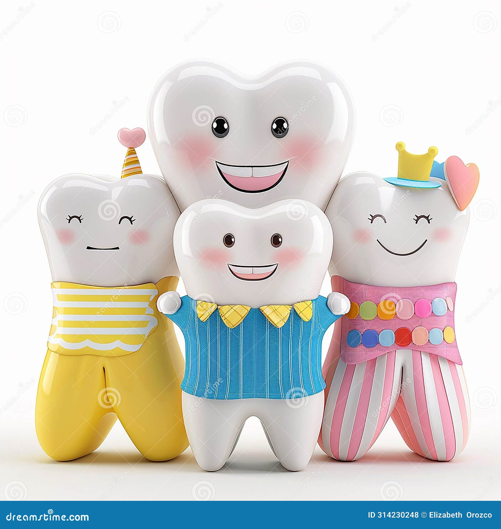 Happy teeth for dentist stock illustration. Illustration of dentista ...