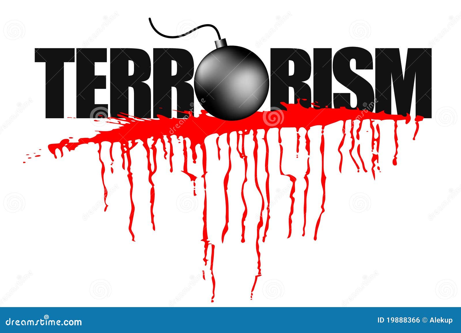 Illustration of Terrorism Headline Stock Vector - Illustration of ...