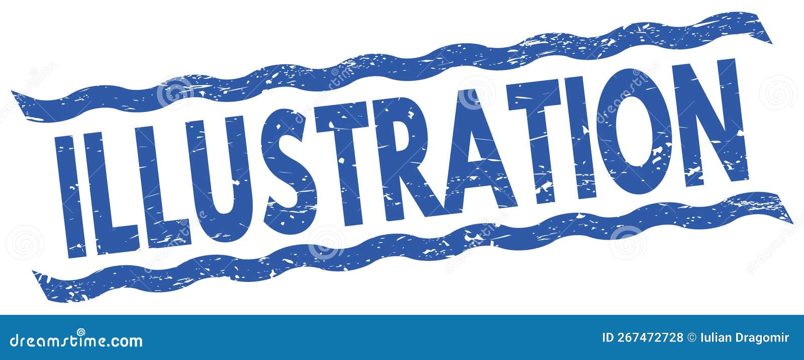 ILLUSTRATION Text on Blue Lines Stamp Sign Stock Illustration ...
