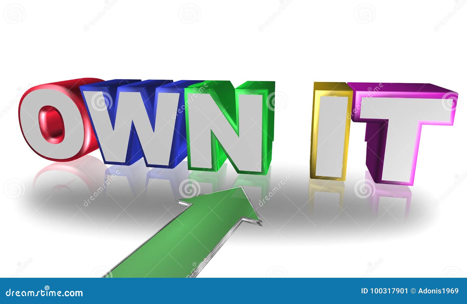 Own it stock illustration. Illustration of rent, owning - 100317901