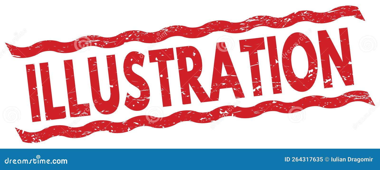 ILLUSTRATION Text on Red Lines Stamp Sign Stock Illustration ...