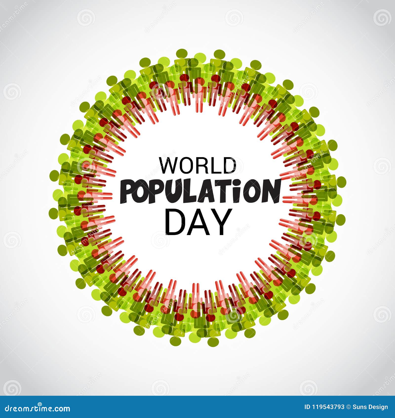 World Population Day. stock illustration. Illustration of concept ...