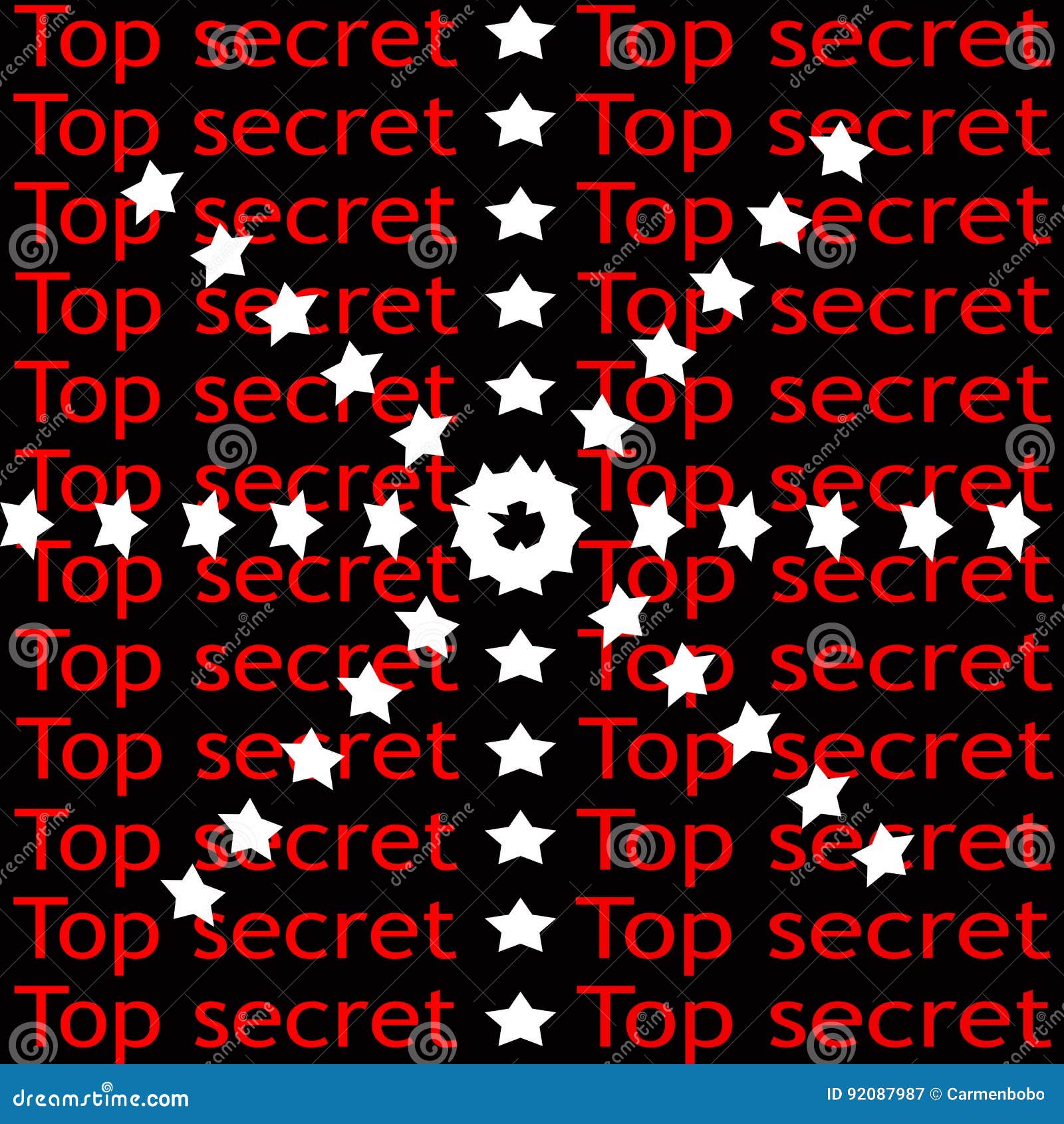 Top secret stock illustration. Illustration of grungy - 92087987
