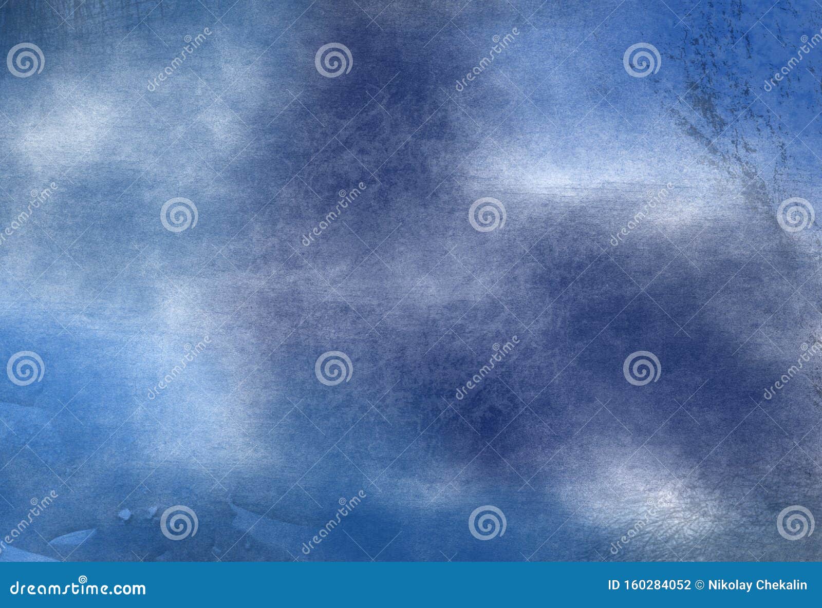 Texture Illustration of a Blue Cold Background with Patterns Stock ...
