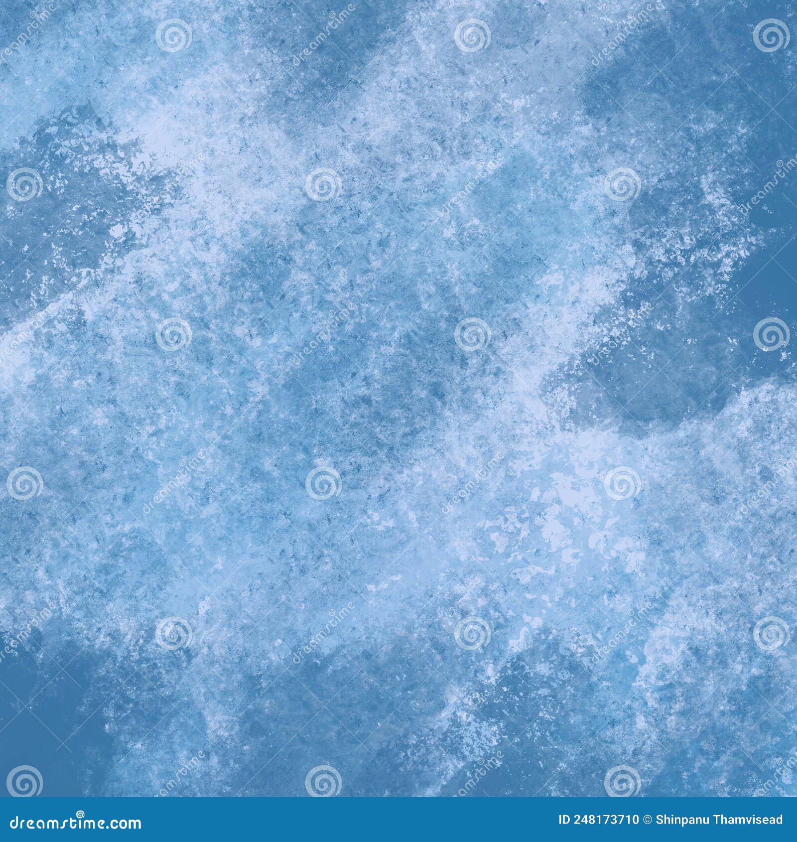 Illustration of a Textured Blue Coloured Backgrounds. Square Templates ...