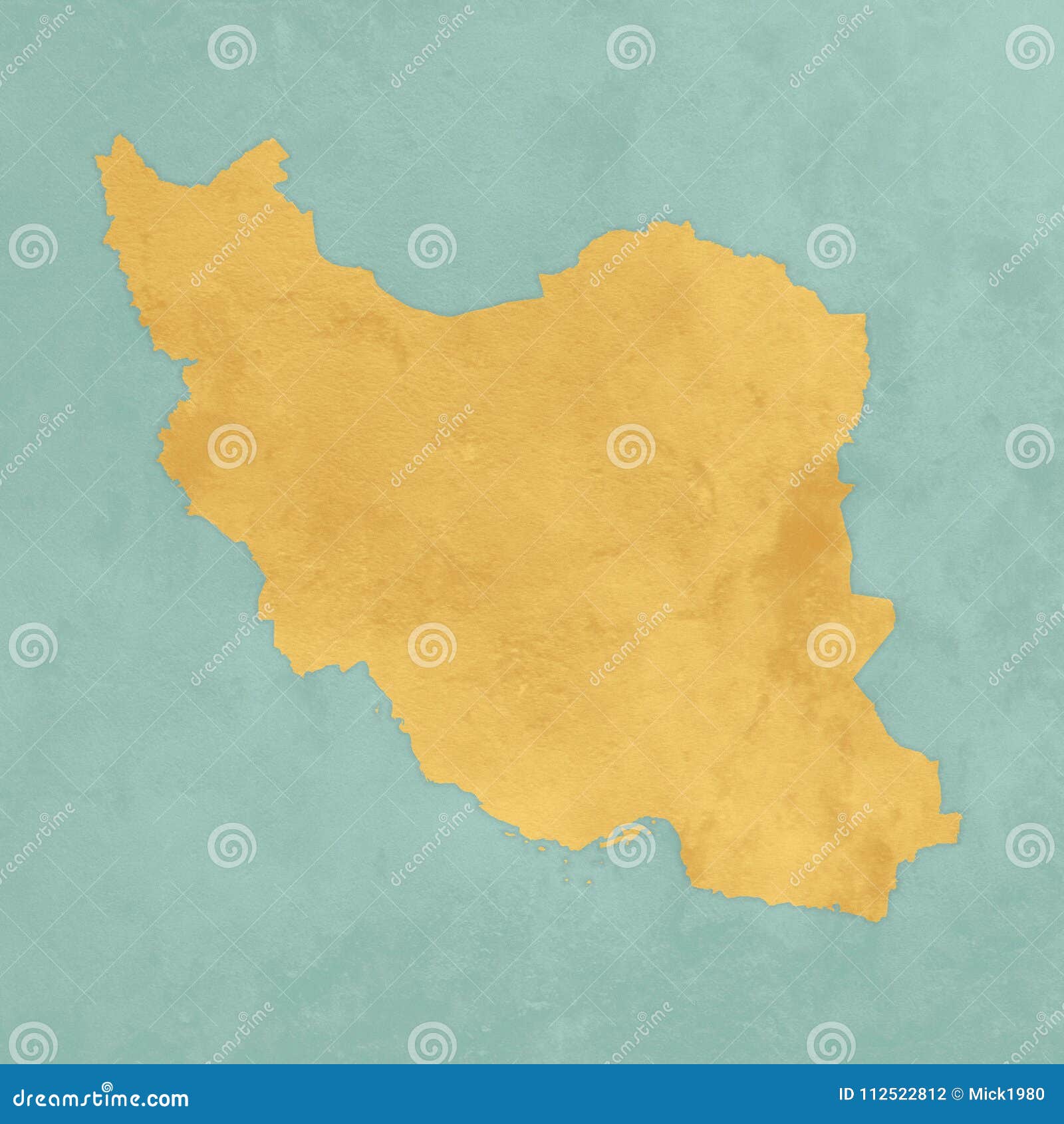 Textured map of Iran stock illustration. Illustration of arabic - 112522812