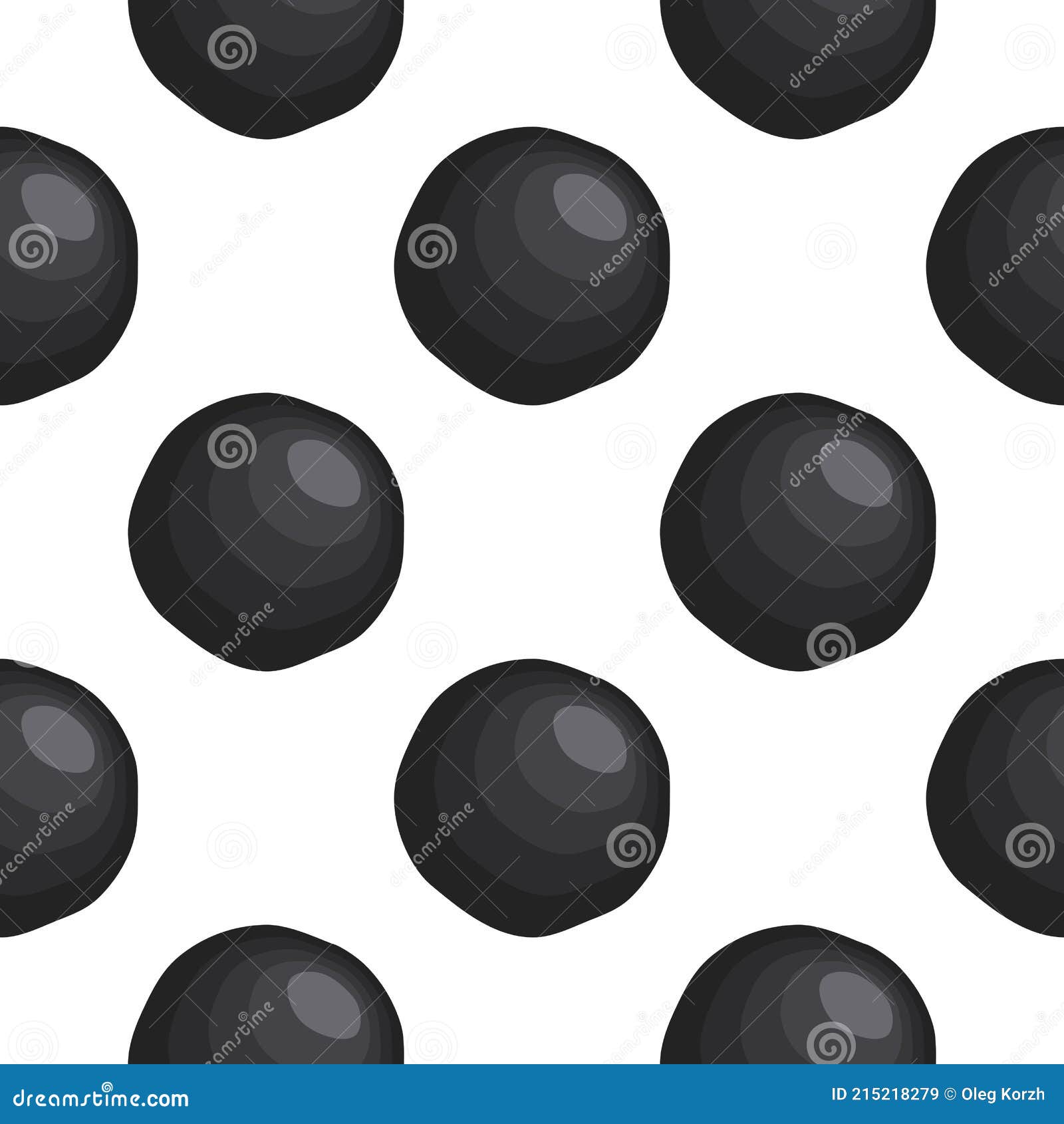 Illustration on Theme Big Pattern Identical Types Fish Caviar Stock ...
