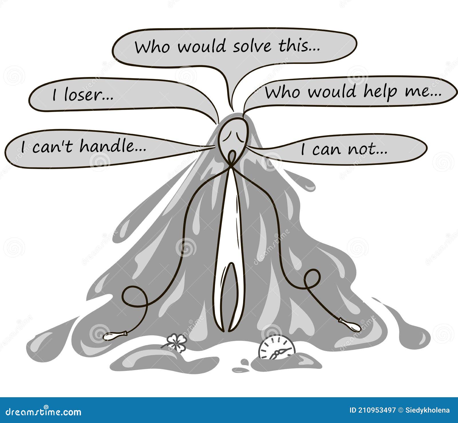 Weak-willed Young Wife Puppet Doll Character Suffering From ...