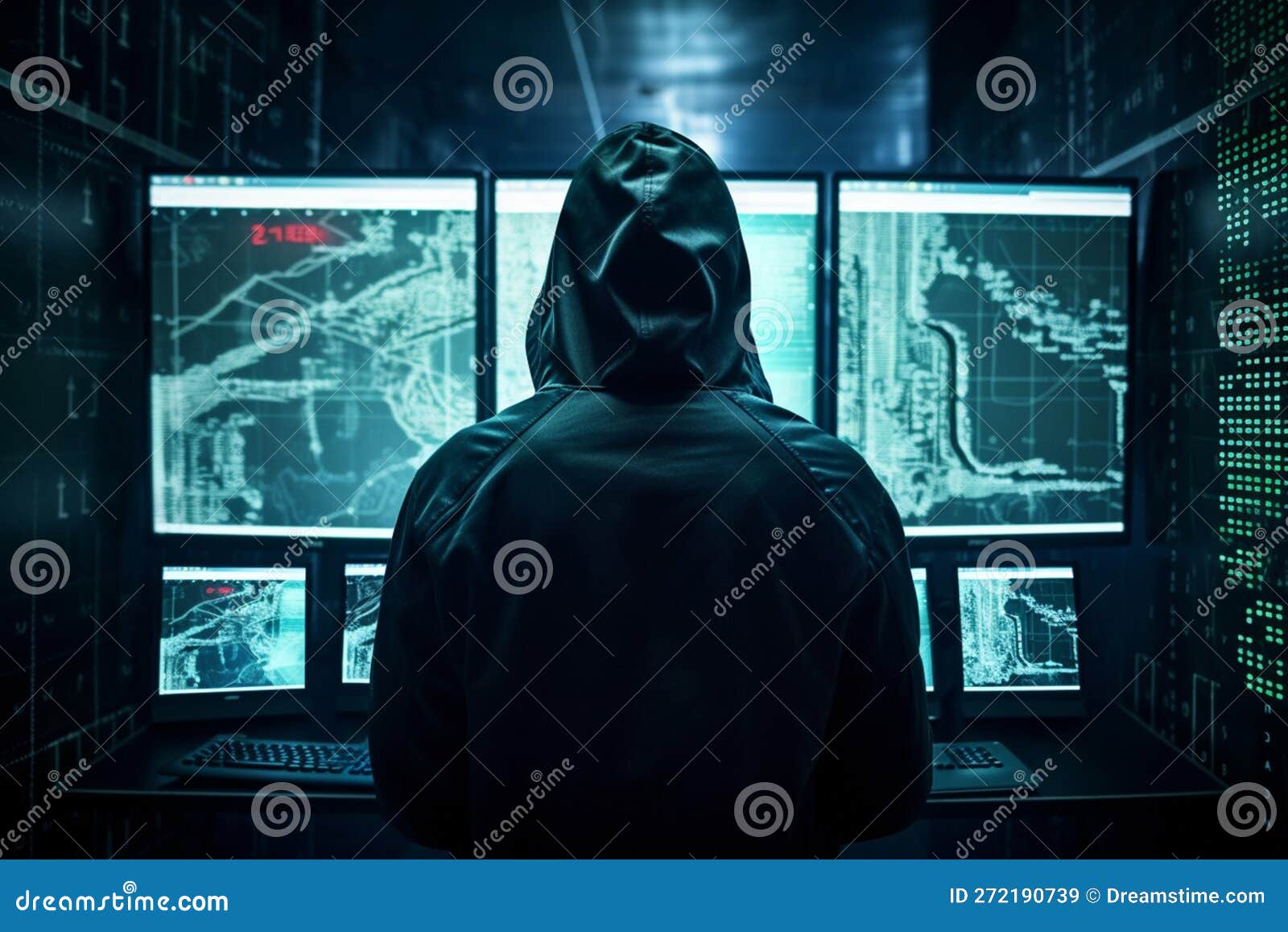 Illustration Of Threat Actor Attempted To Launch A Cyber Attack ... Illustration Of Threat Actor Attempted To Launch A Cyber Attack ...