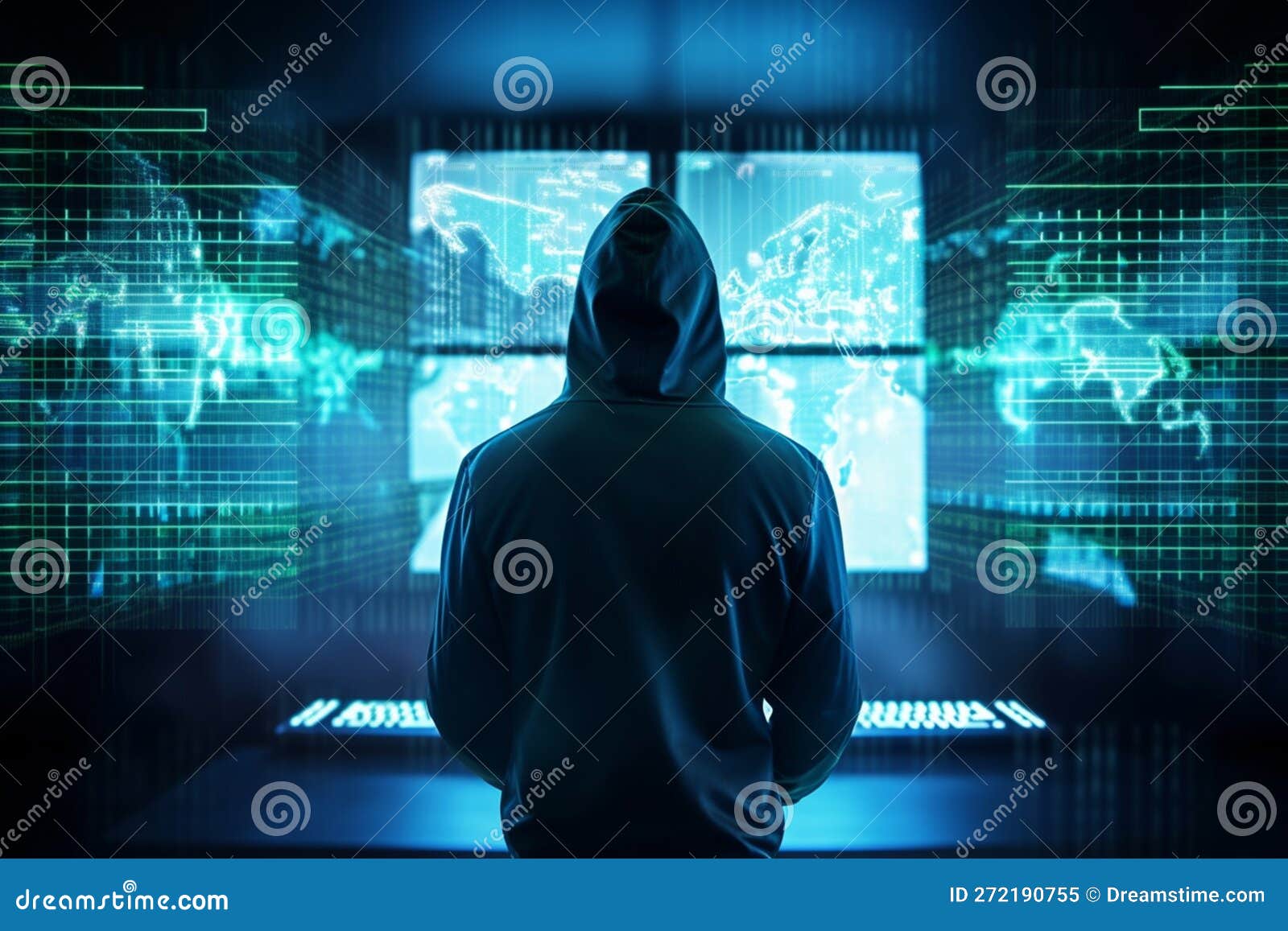 Illustration of Threat Actor Attempted To Launch a Cyber Attack ...