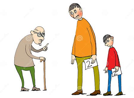 Illustration of Three Ages of Men Stock Illustration - Illustration of ...