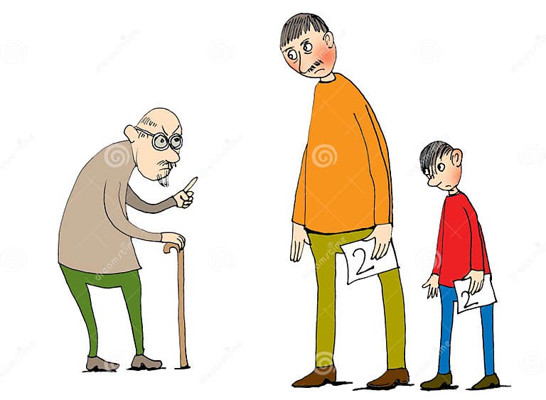 Illustration of Three Ages of Men Stock Illustration - Illustration of ...