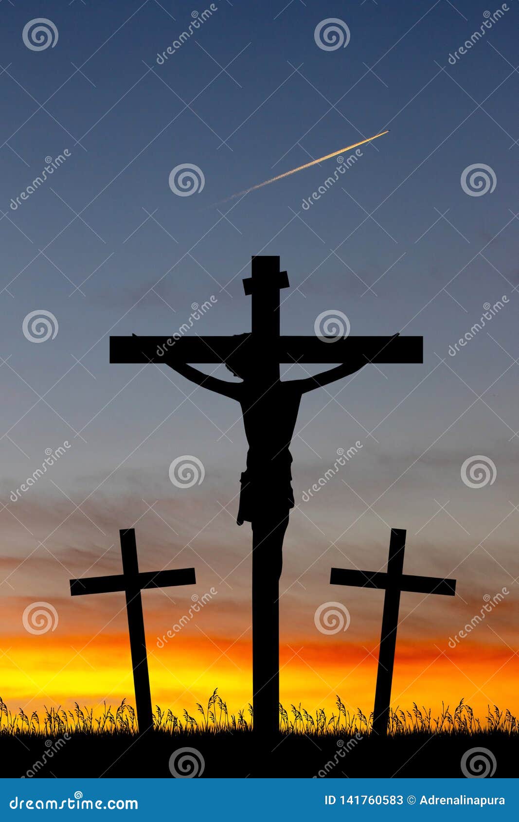 Illustration of Three Cross Stock Illustration - Illustration of ...