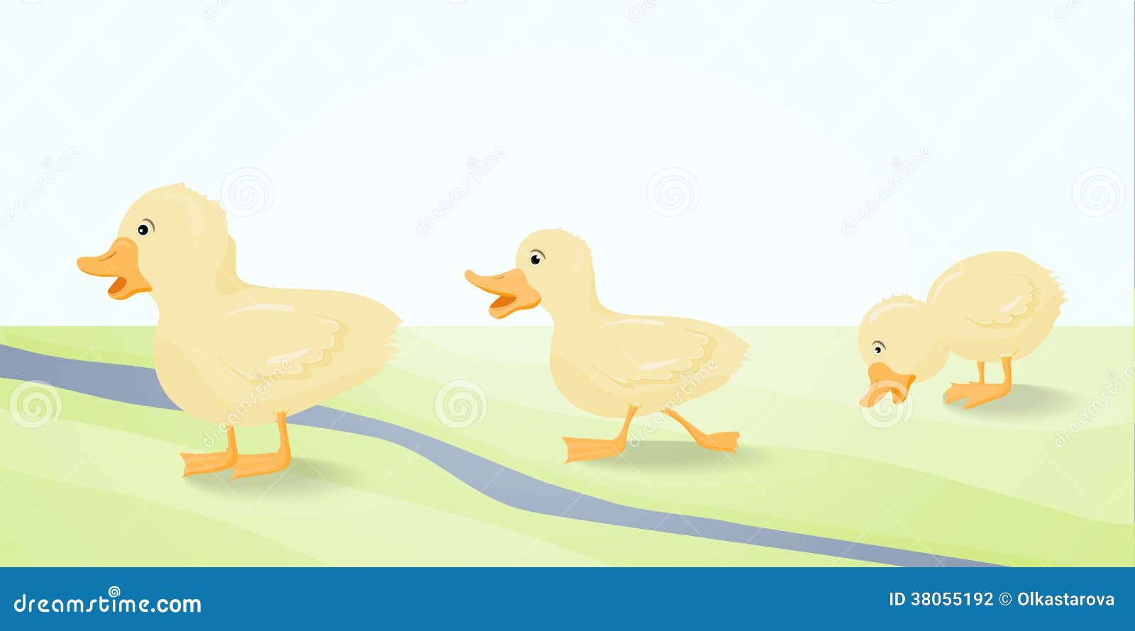 Rubber Ducking. Vector Drawing | CartoonDealer.com #87848814