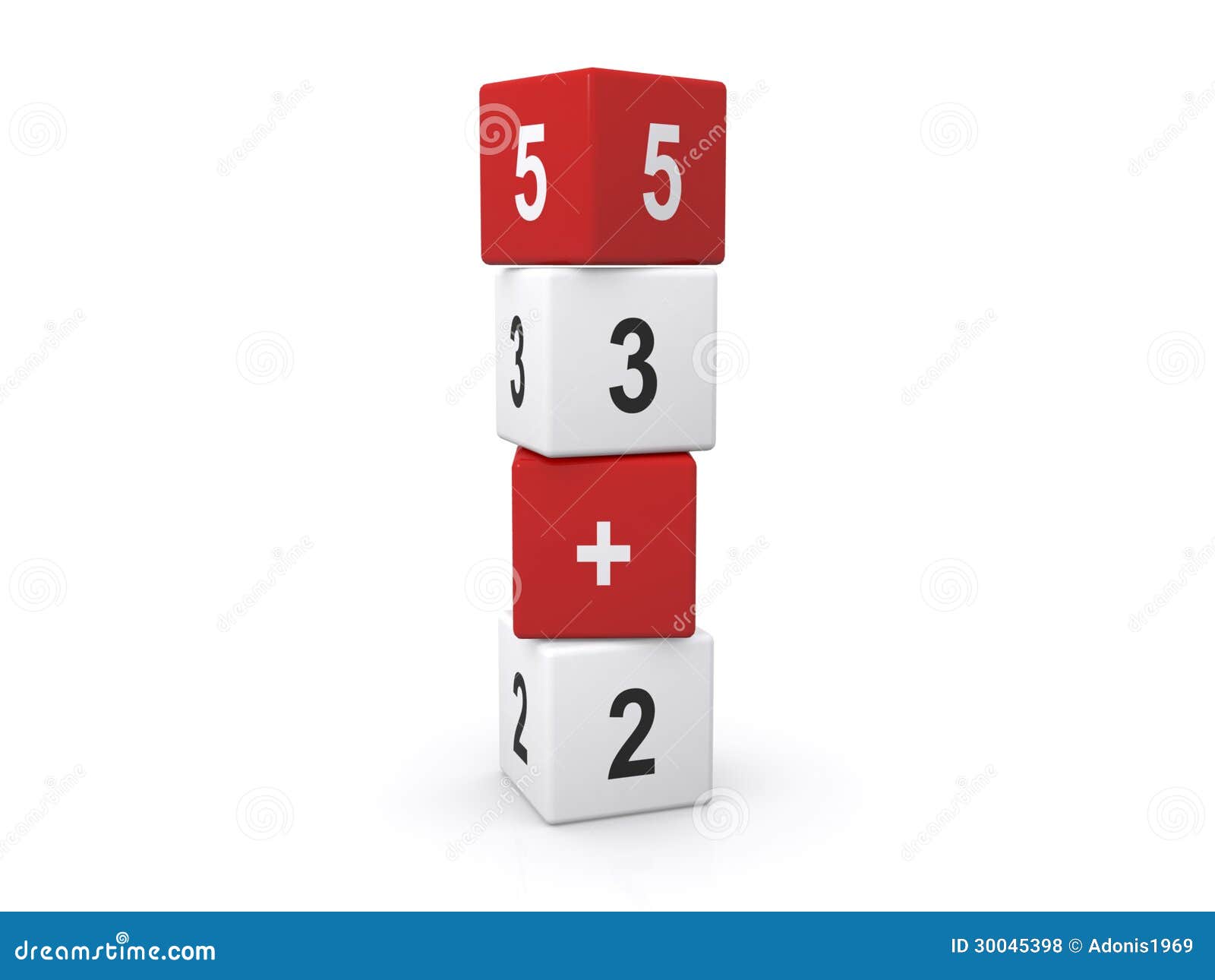 Three plus two stock photo. Image of black, pile, numbers - 30045398
