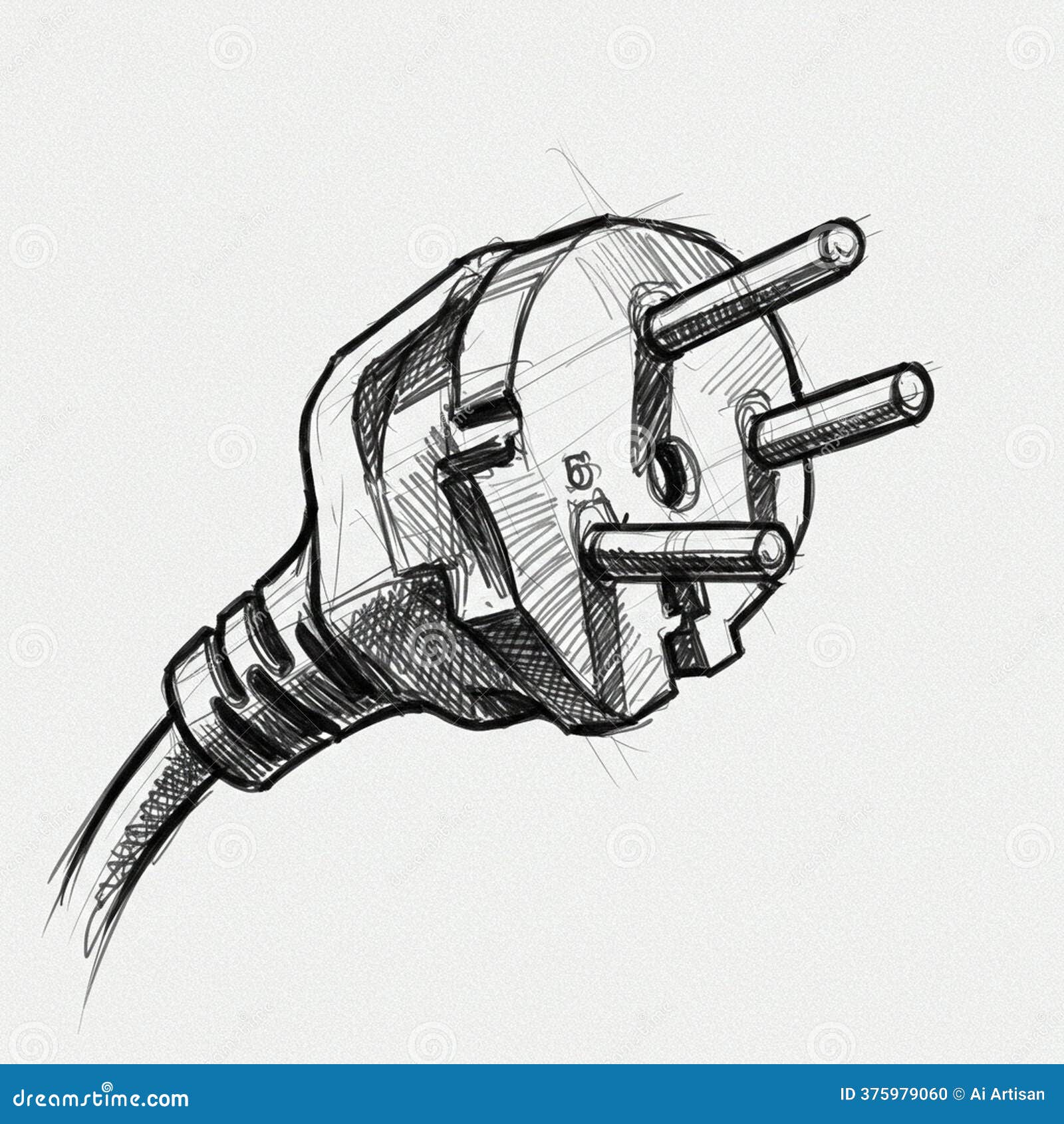 Detailed Technical Illustration Of Modern Electrical Panel With ...