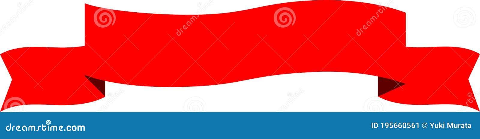 Illustration of a Three Star Red Title Ribbon Stock Vector ...