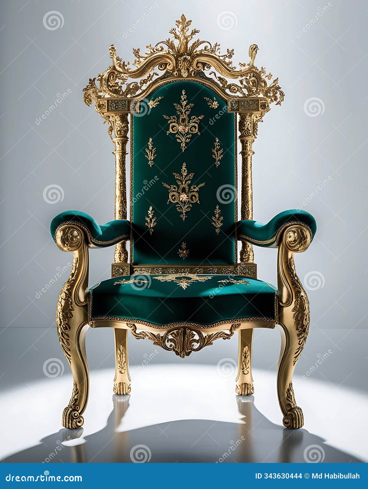 Illustration of Throne Hall with Light Shine Over Throne Stock ...