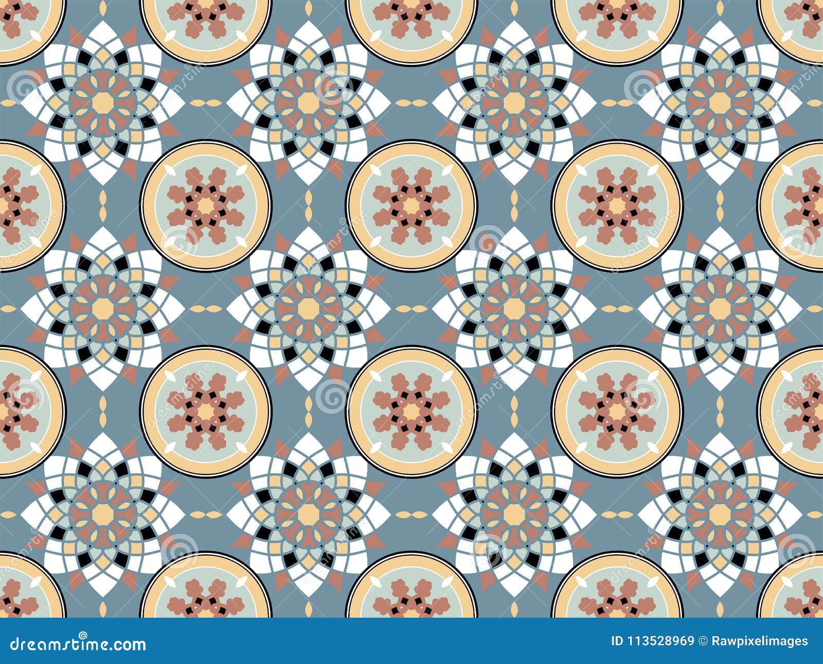 Illustration of Tiles Textured Pattern Stock Illustration ...