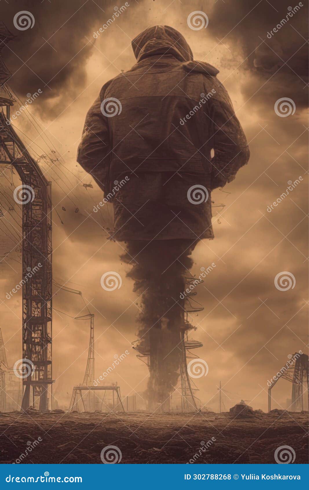 Illustration on the Topic of Nuclear Safety, Chernobyl Stock ...