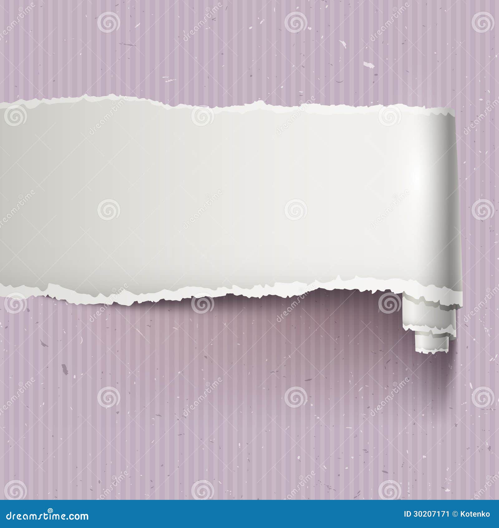 Banner with torn paper stock vector. Illustration of background - 30207171