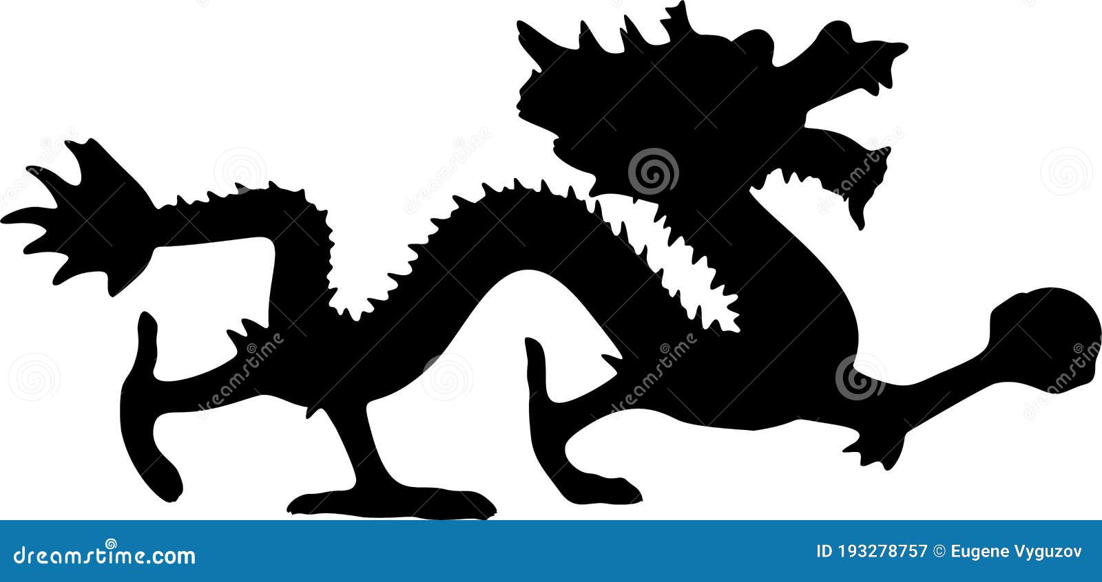 Illustration of Traditional Chinese Dragon Chinese Character Translate ...