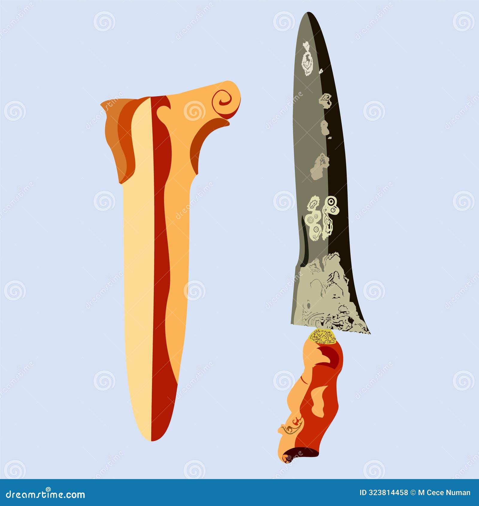 Illustration of Traditional Indonesian Weapons with Their Uniqueness ...