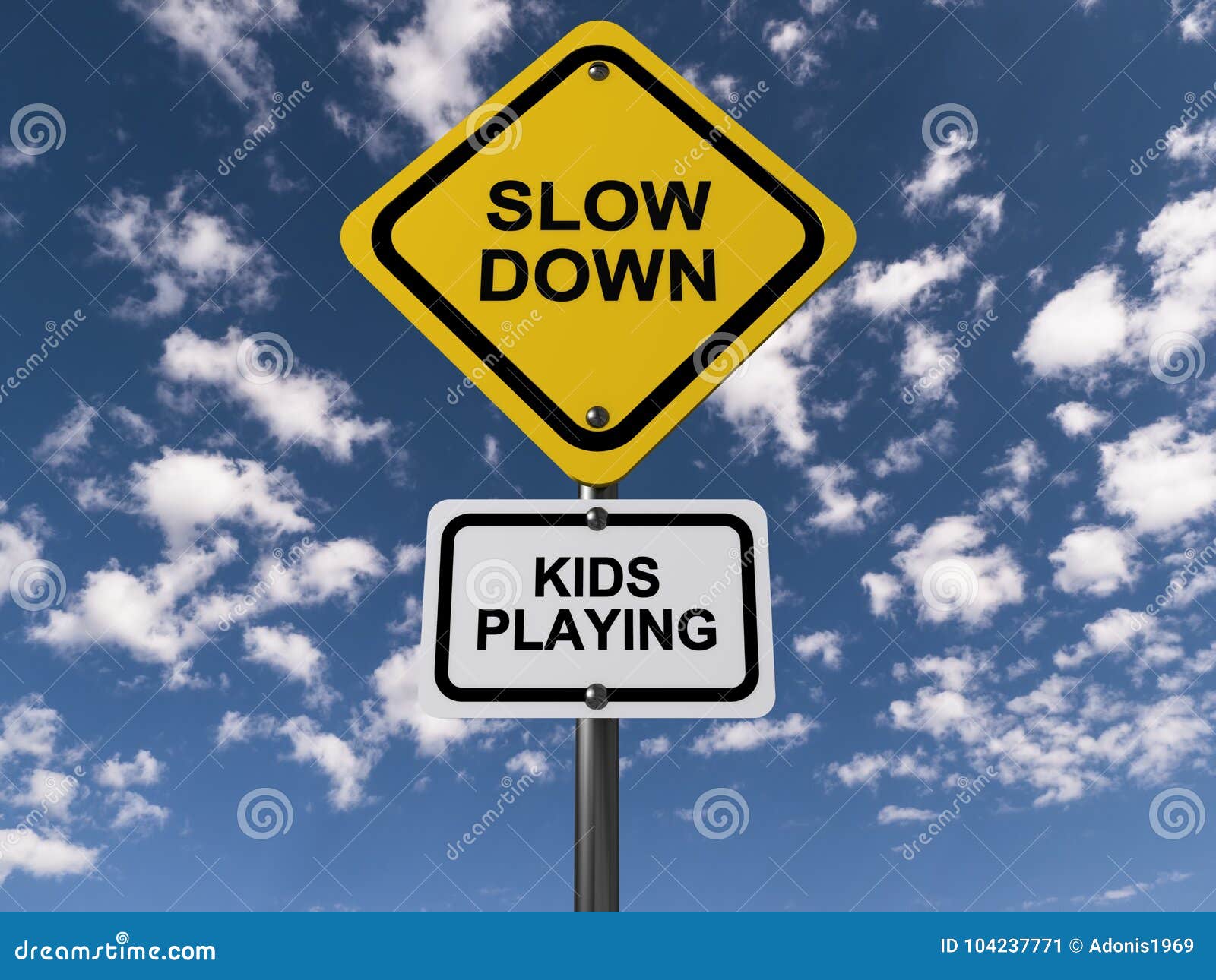 Slow down kids playing stock illustration. Illustration of text - 104237771 Slow down kids playing stock illustration. Illustration of text - 104237771