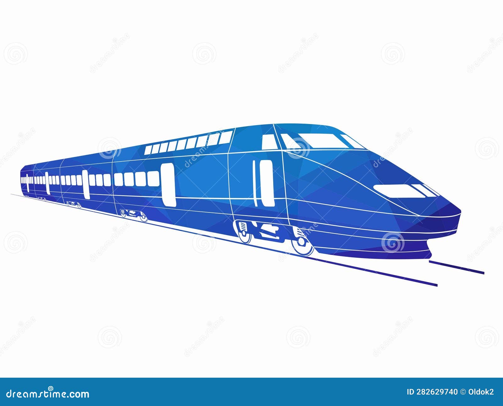 Illustration of Train. Vector Drawing Stock Illustration - Illustration ...