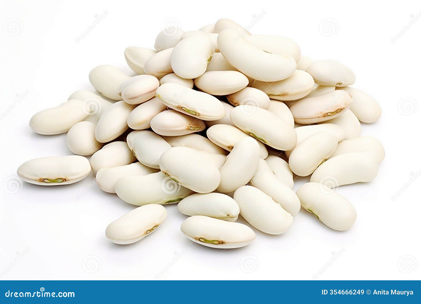 Cowpea Blackeyed Pea Seeds White Lobia A Legume Pulse An Edible Bean A ...