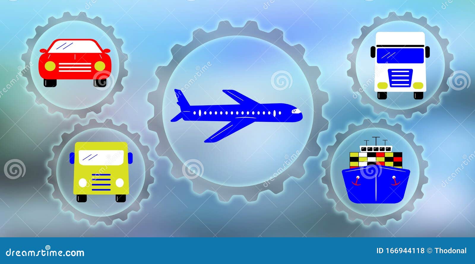 Concept of transportation stock illustration. Illustration of ...