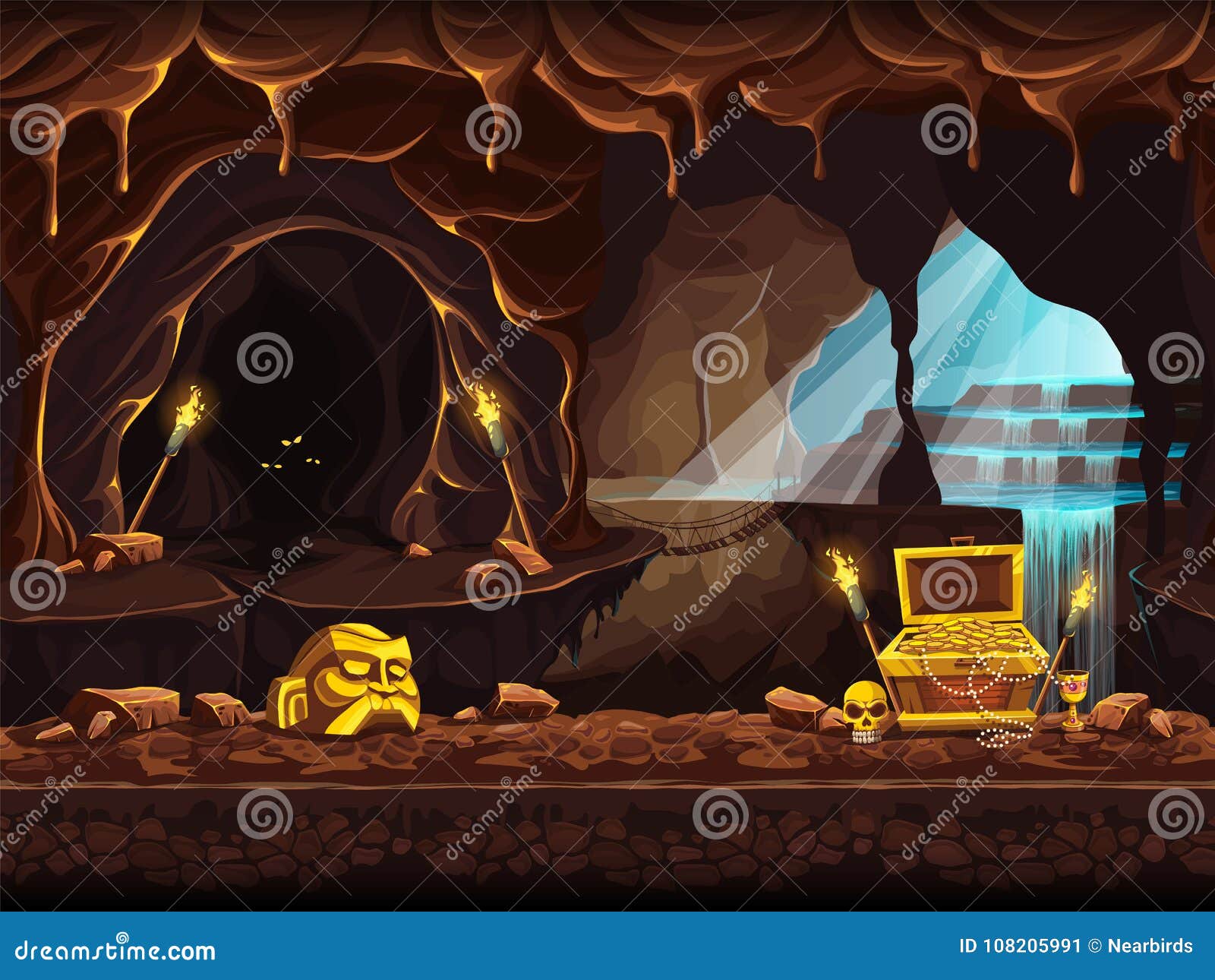 Treasure Cave Stock Illustrations – 3,004 Treasure Cave Stock ...