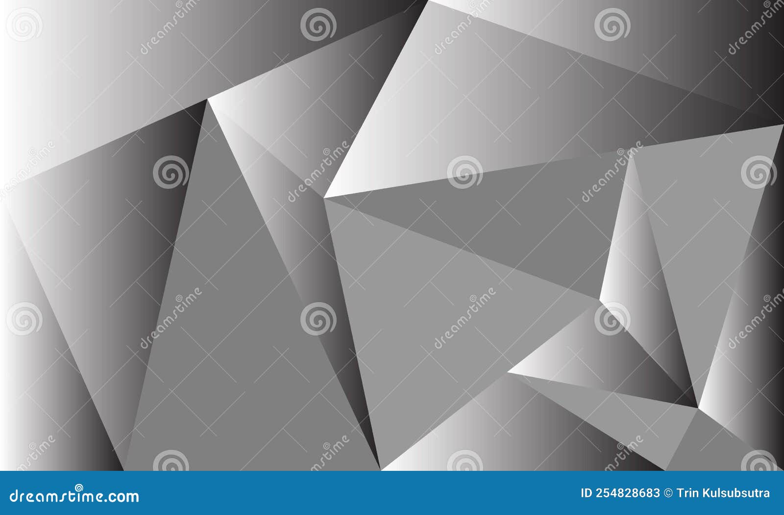 Illustration Triangle Shape Geometry Gray Tone on Rectangle Background ...
