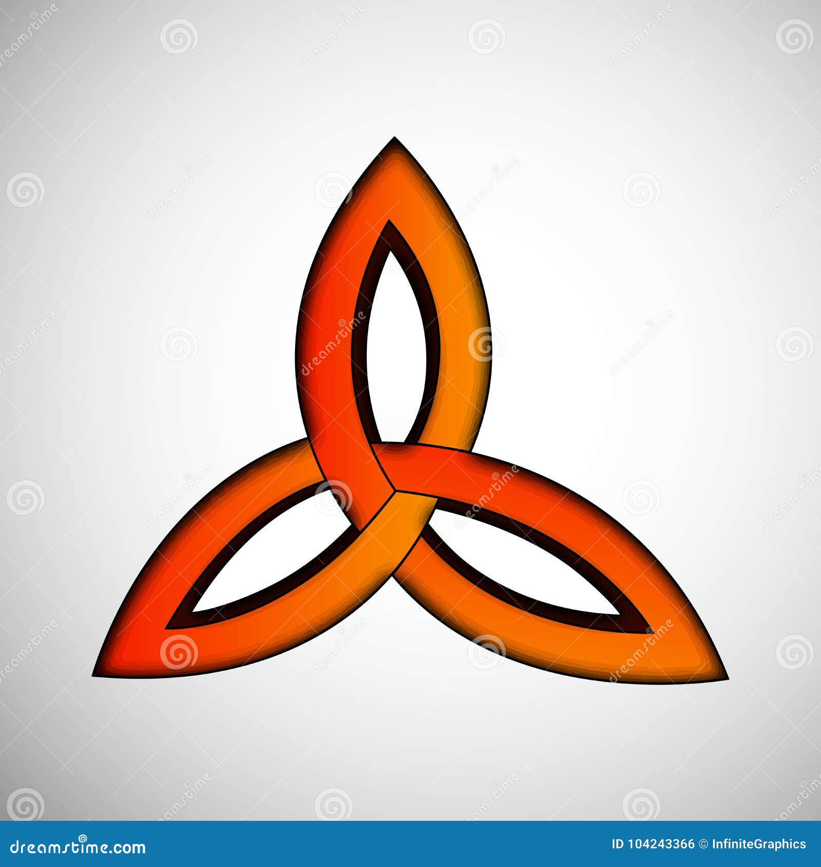 Illustration of Trinity Sunday Background Stock Vector - Illustration ...