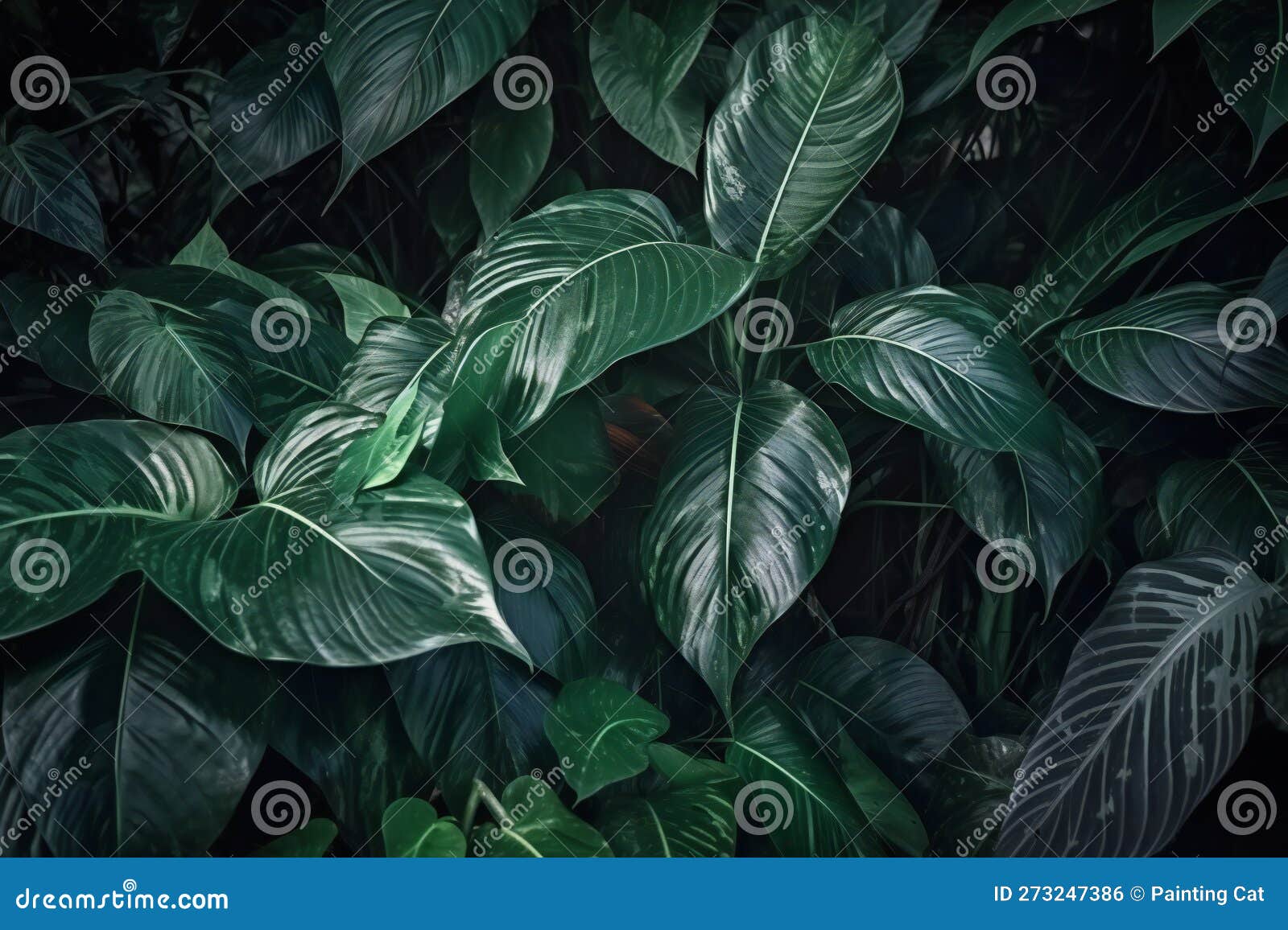 Tropical Foliage Texture Background, Nature, Plants and Trees Stock ...