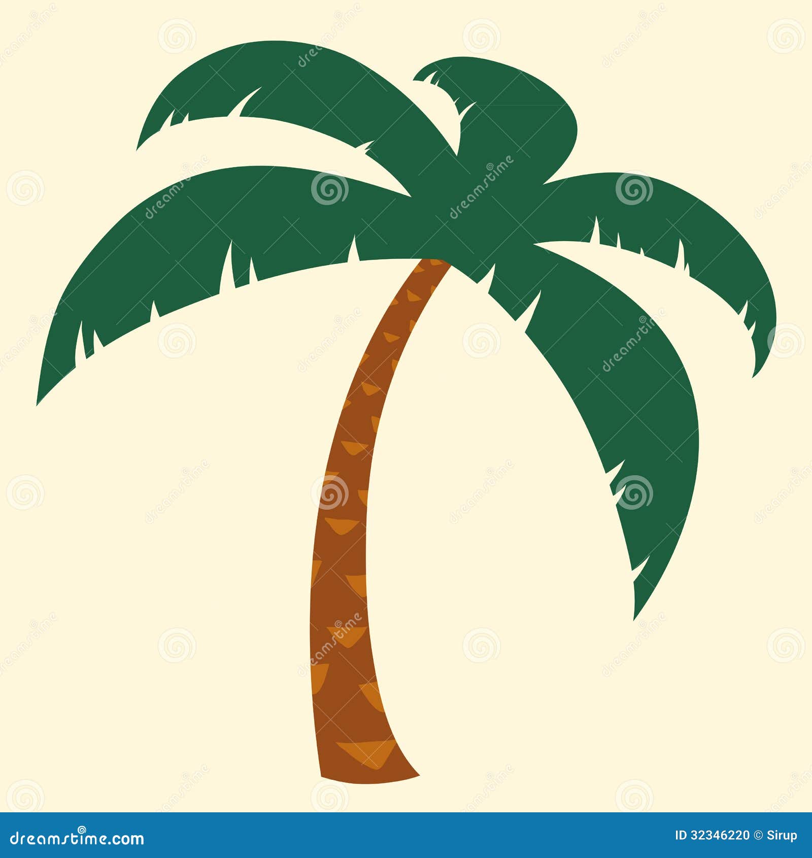 Illustration Tropicale De Palmier Illustration de Vecteur ...