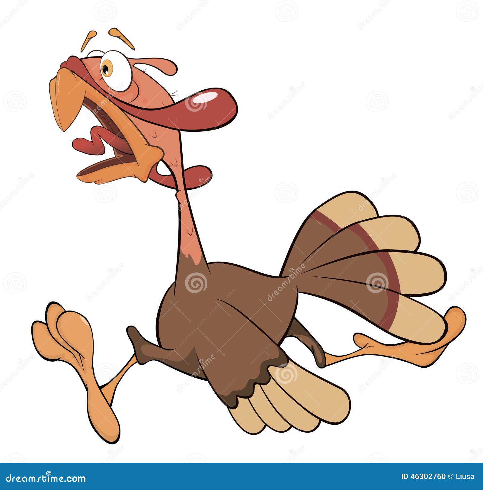 Illustration of Turkey Cartoon Stock Vector - Illustration of ...