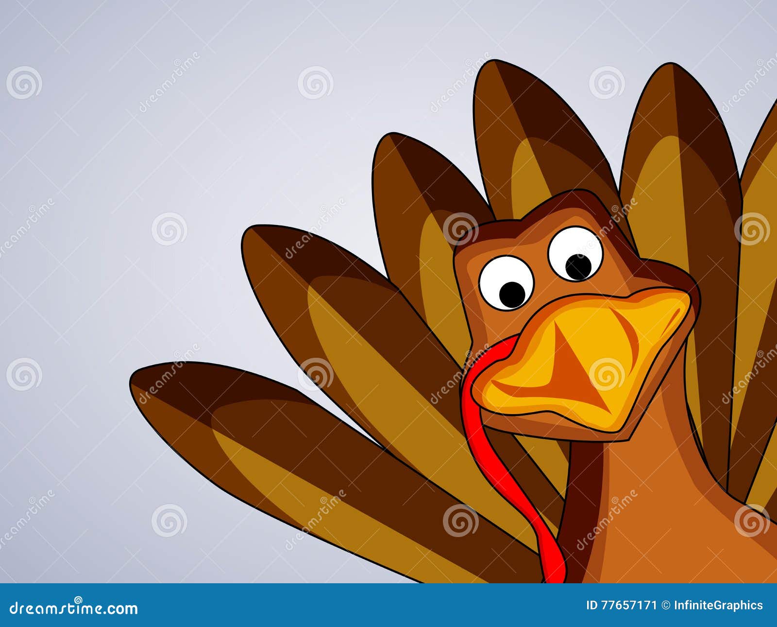 Illustration of Turkey for Thanksgiving Stock Vector - Illustration of ...