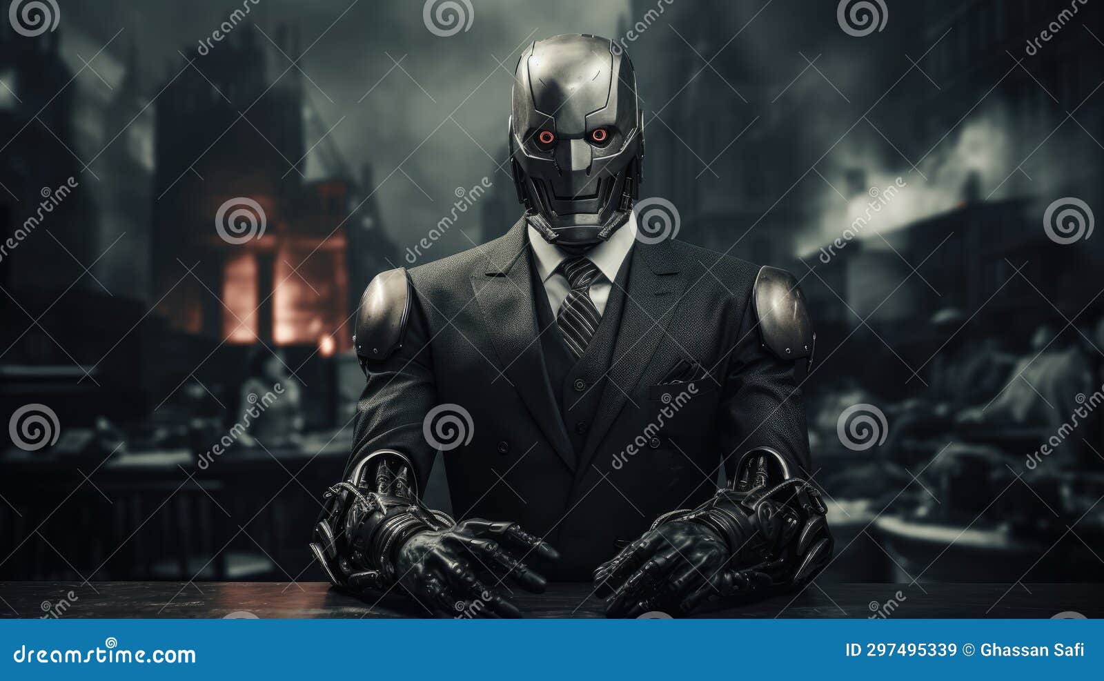 Robot Presenter Royalty-Free Stock Photography | CartoonDealer.com ...